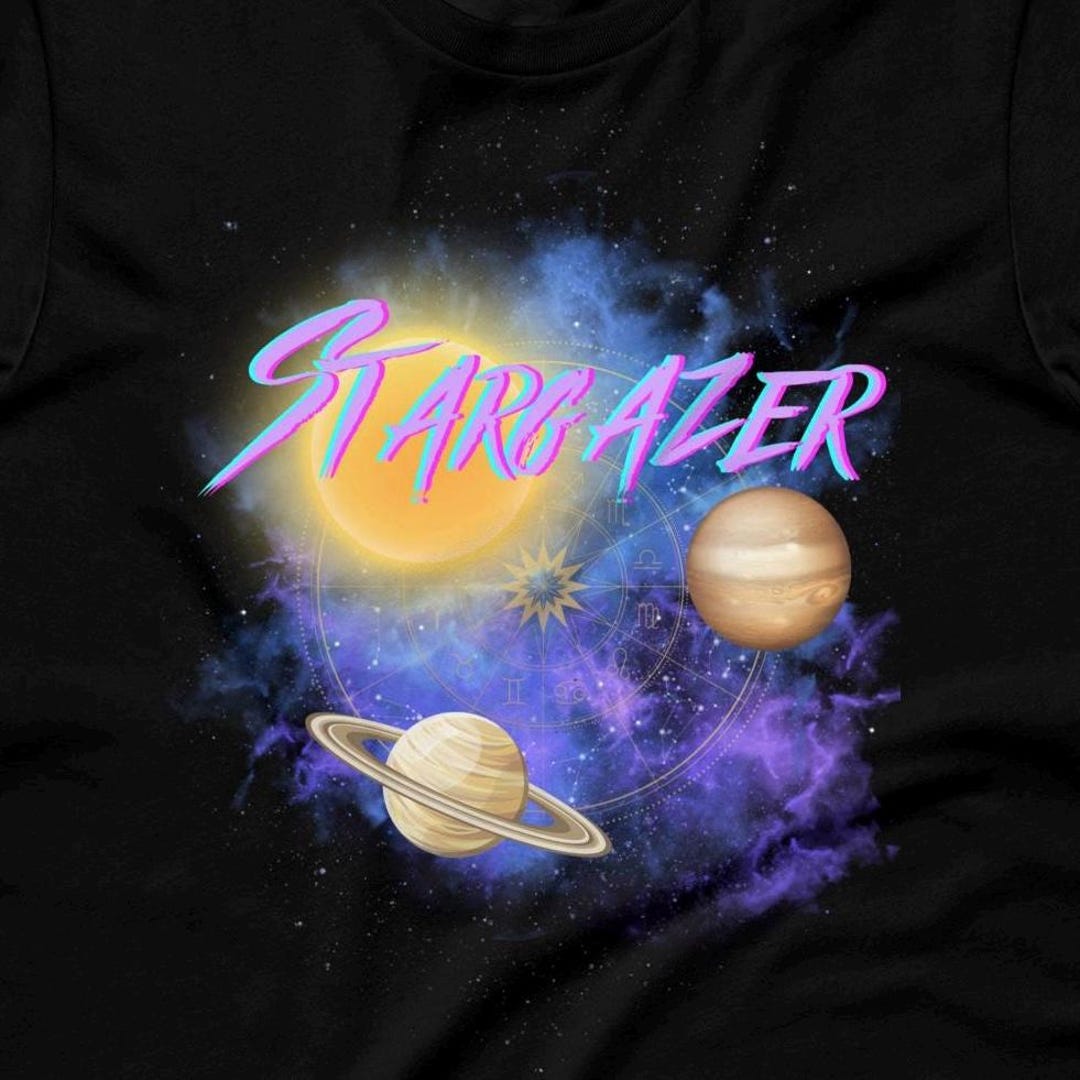 Stargazer Astrology Cosmic Birth Chart Unisex T-shirt - Etsy