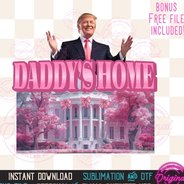 Trump Daddys Home - Etsy