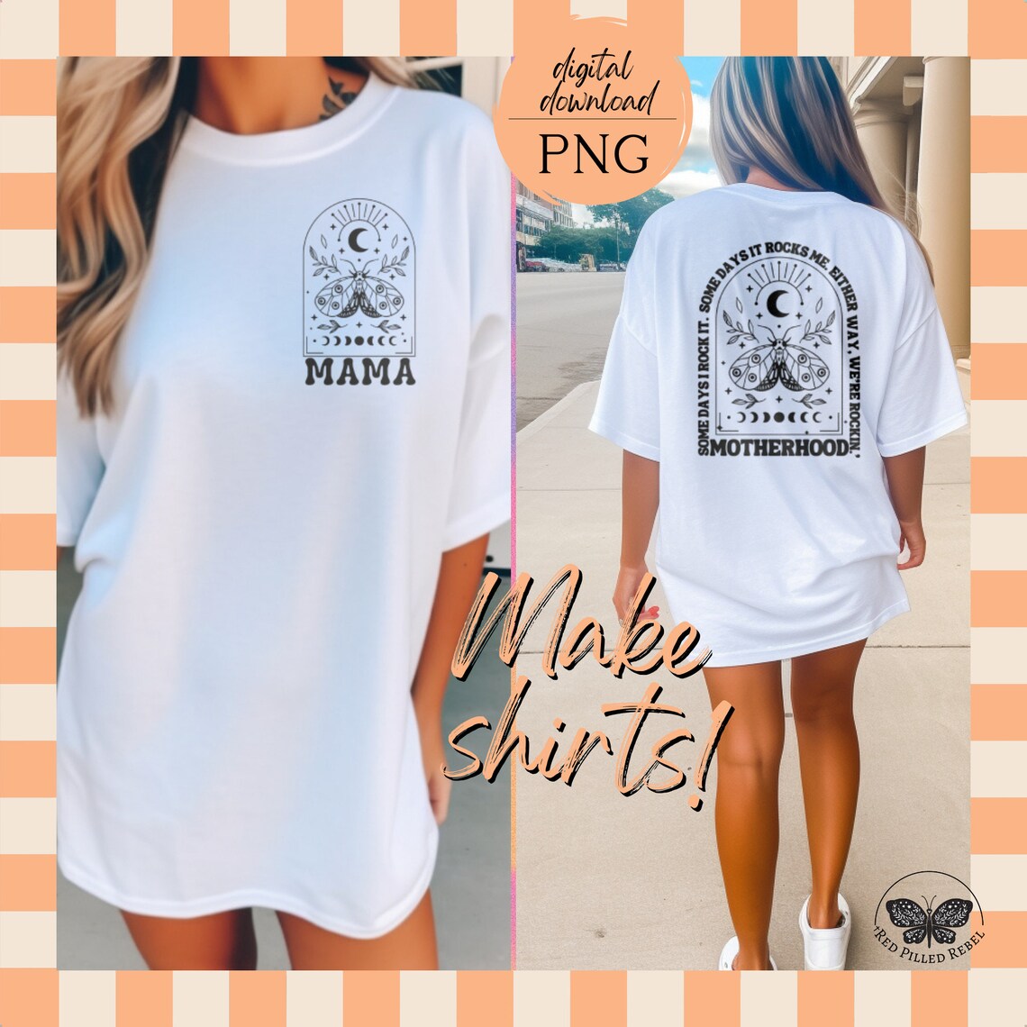 Motherhood Rockin' It PNG Sublimation Bundle Set for - Etsy