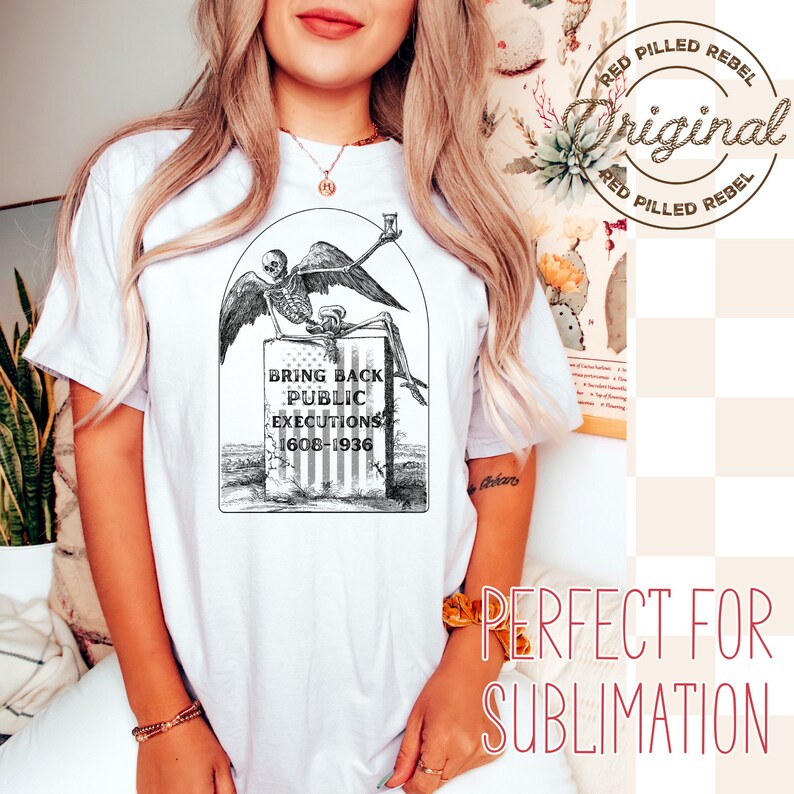 Bring Back Public Executions PNG | Skeleton on a Tombstone | American ...