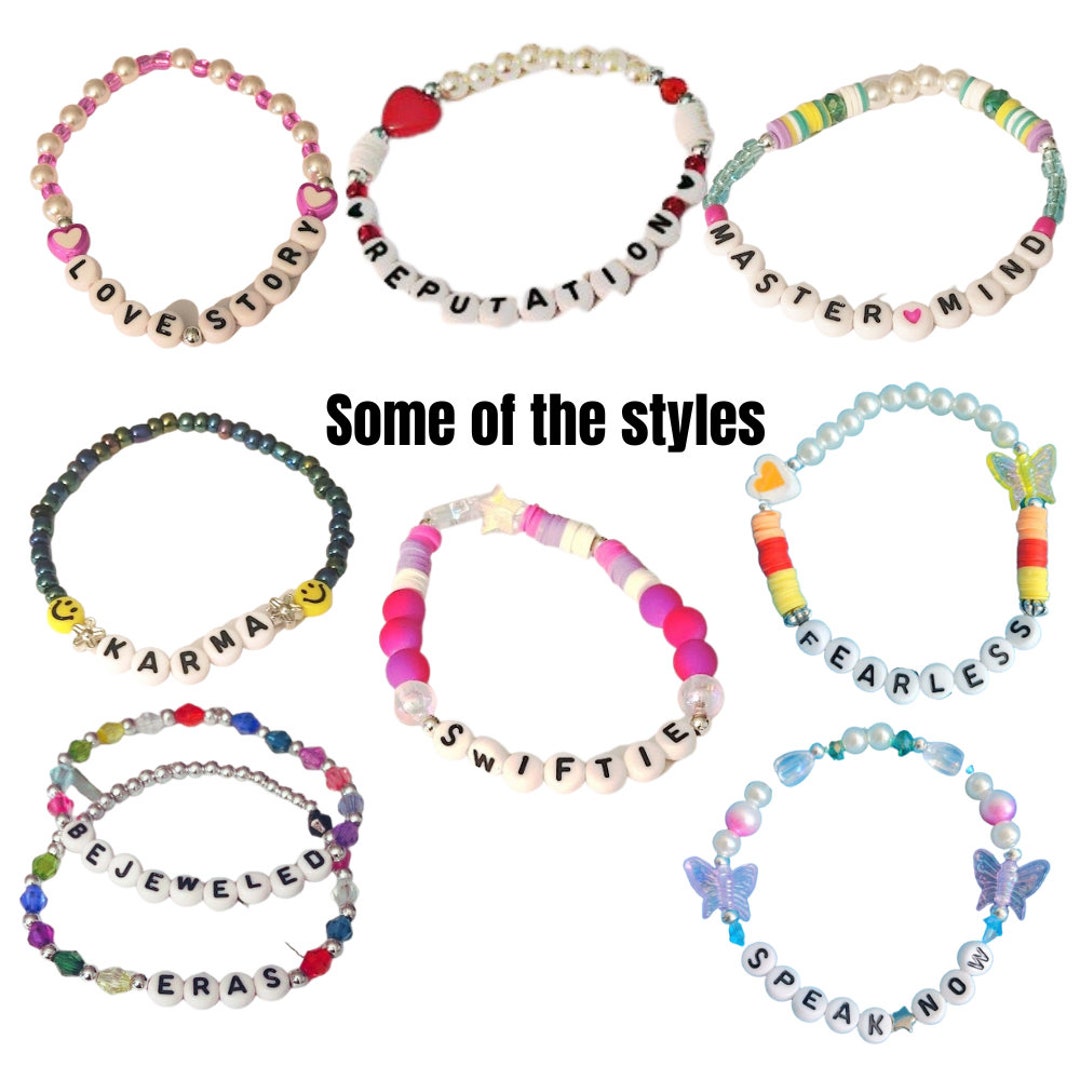 Swiftie Friendship Bracelet Pack of 5 Random Bracelets Eras Tour ...
