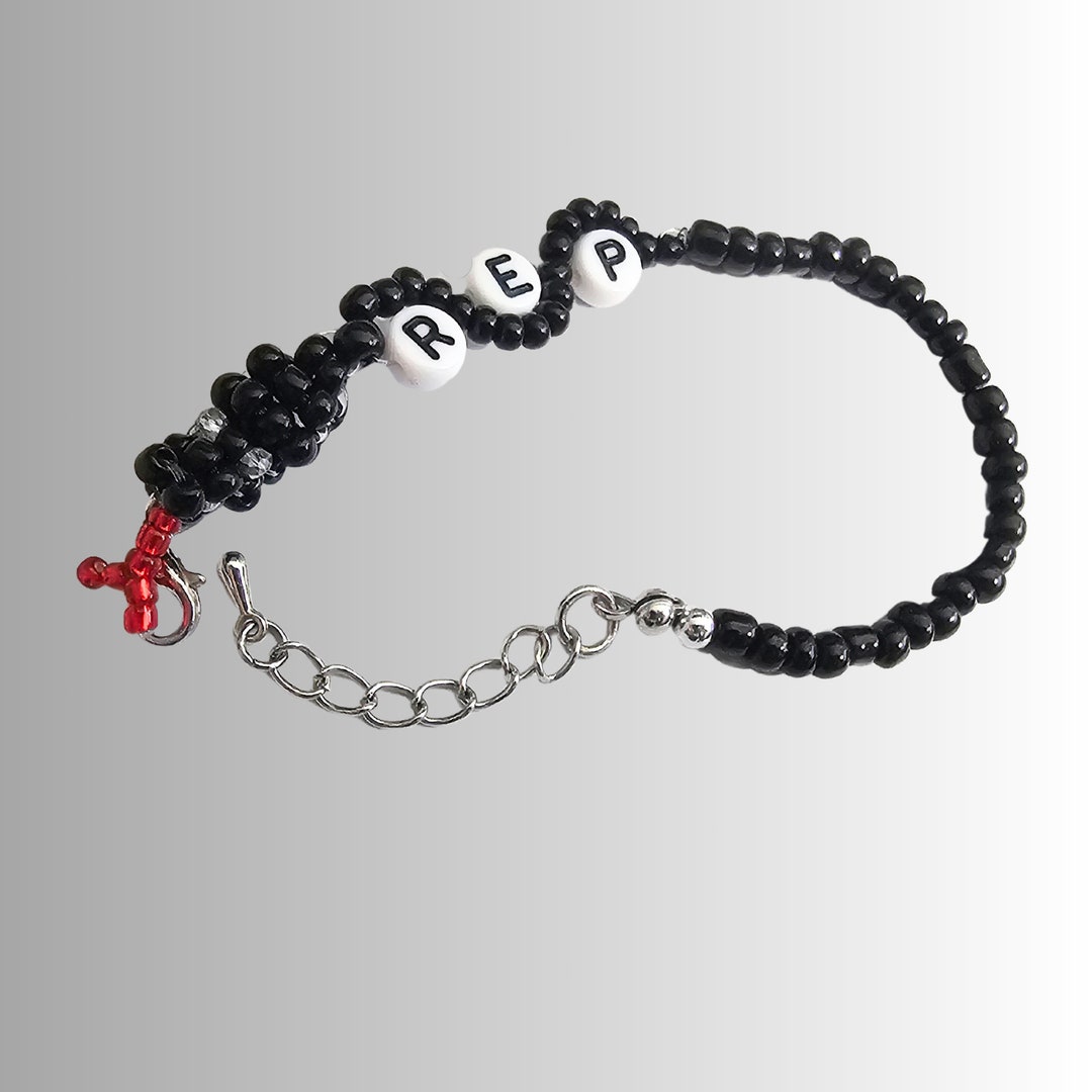 Swiftie Friendship Bracelet 1 Reputation Snake Head Eras - Etsy