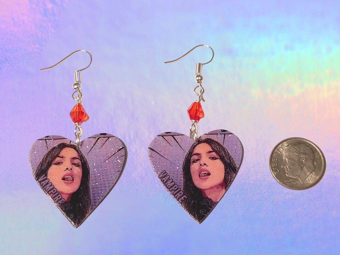Vampire Olivia Rodrigo Earrings - Etsy