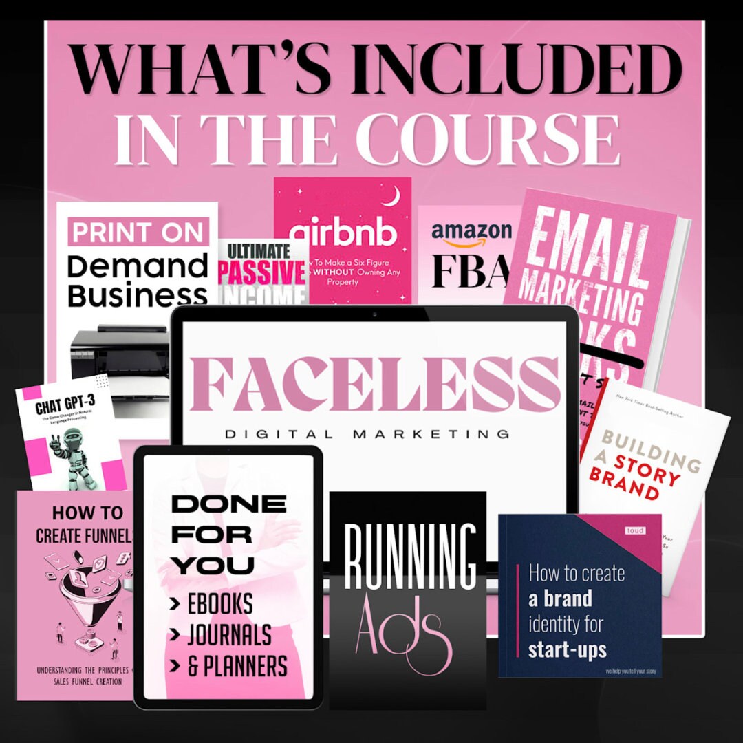 Faceless Digital Marketing Essentials Course, 100% Master Resell Rights ...