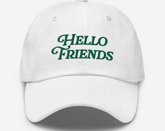 Hello Friends Rope Hat Fan of Masters Golf Tournament Cap August ...