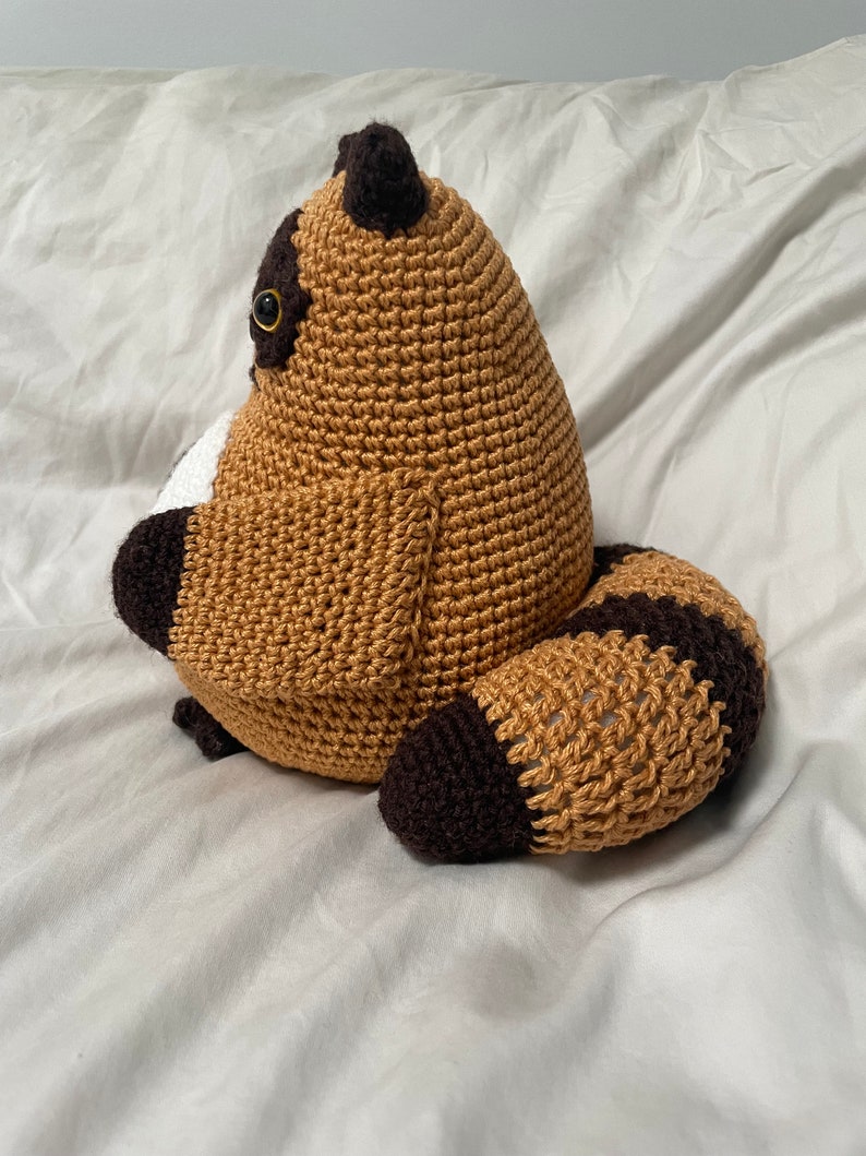 Chonky Tanuki | Japanese Raccoon Dog Amigurumi Crochet Pattern, Cute ...
