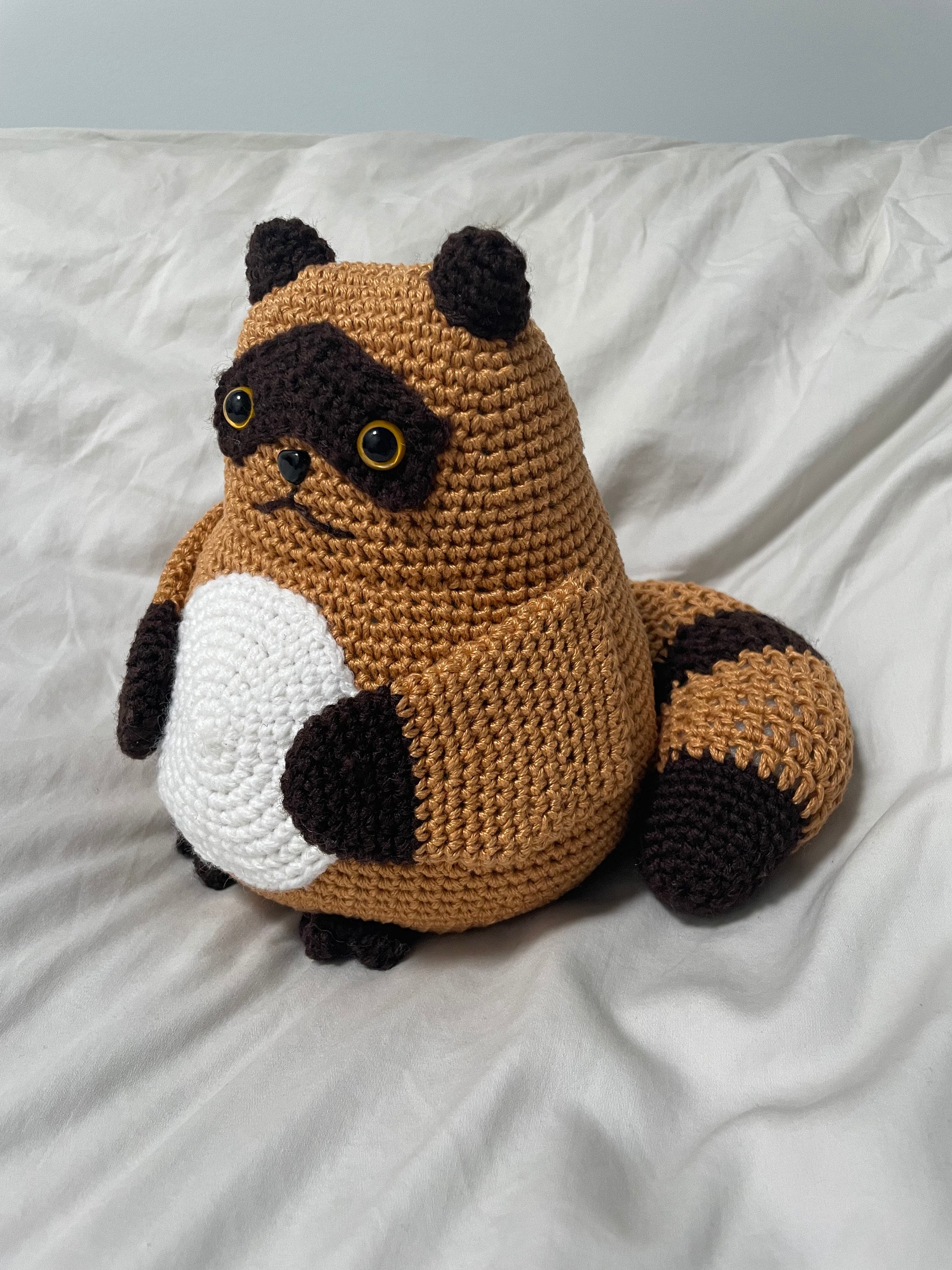 Chonky Tanuki | Japanese Raccoon Dog Amigurumi Crochet Pattern, Cute ...