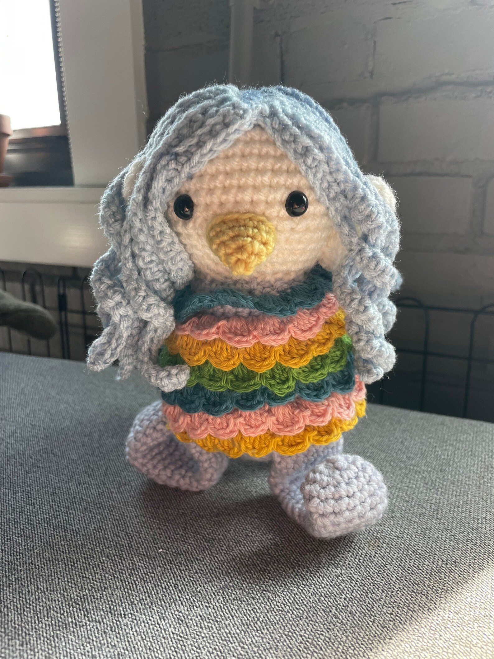 Amabie Crochet Pattern | Japanese Folklore Yokai | Cute Amigurumi ...