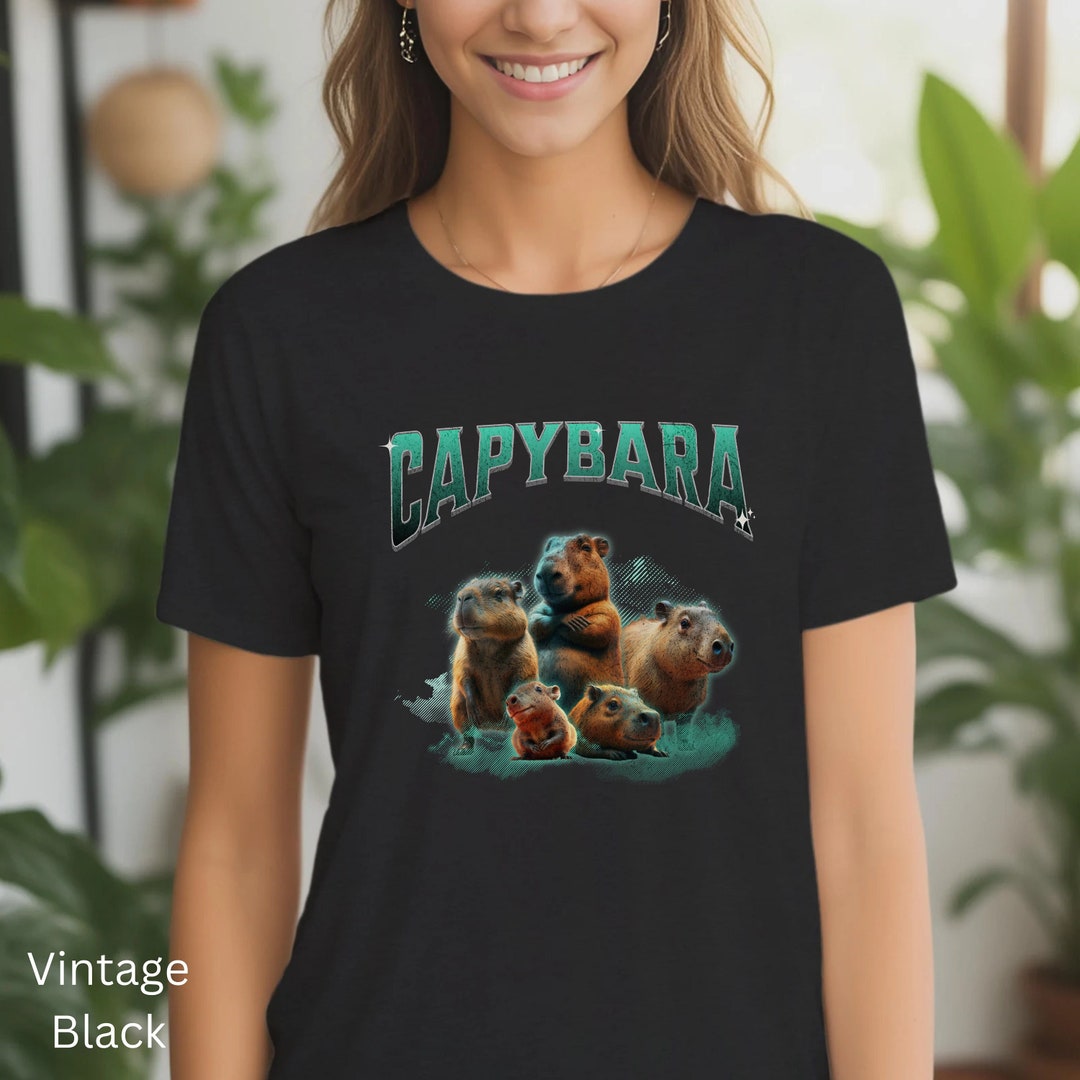 Capybara Shirt Capybara Bootleg Rap Tee Capybara Gift Funny - Etsy