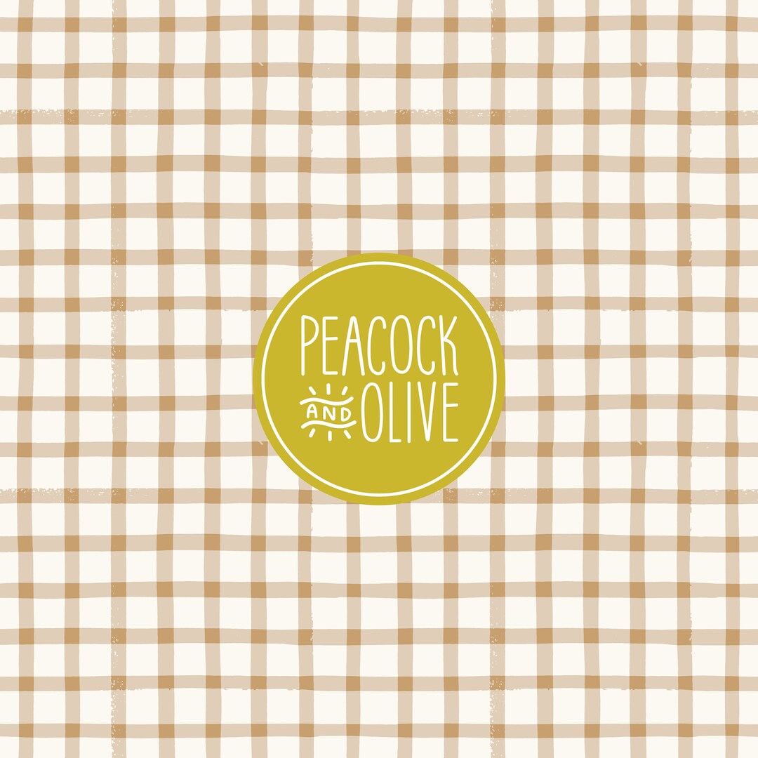 Neutral Gingham Repeat Pattern File for Fabric Printing | Kids Summer ...
