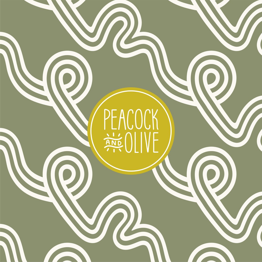 Seamless Pattern Retro | Digital File for Fabric & Wallpaper | Groovy ...
