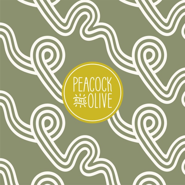 Wavy Print Wallpaper - Etsy