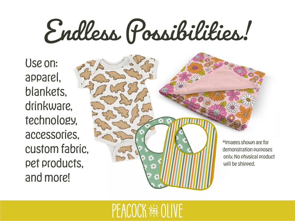 Seamless Pattern Boho Digital File for Fabric Fall Flowers Autumn ...