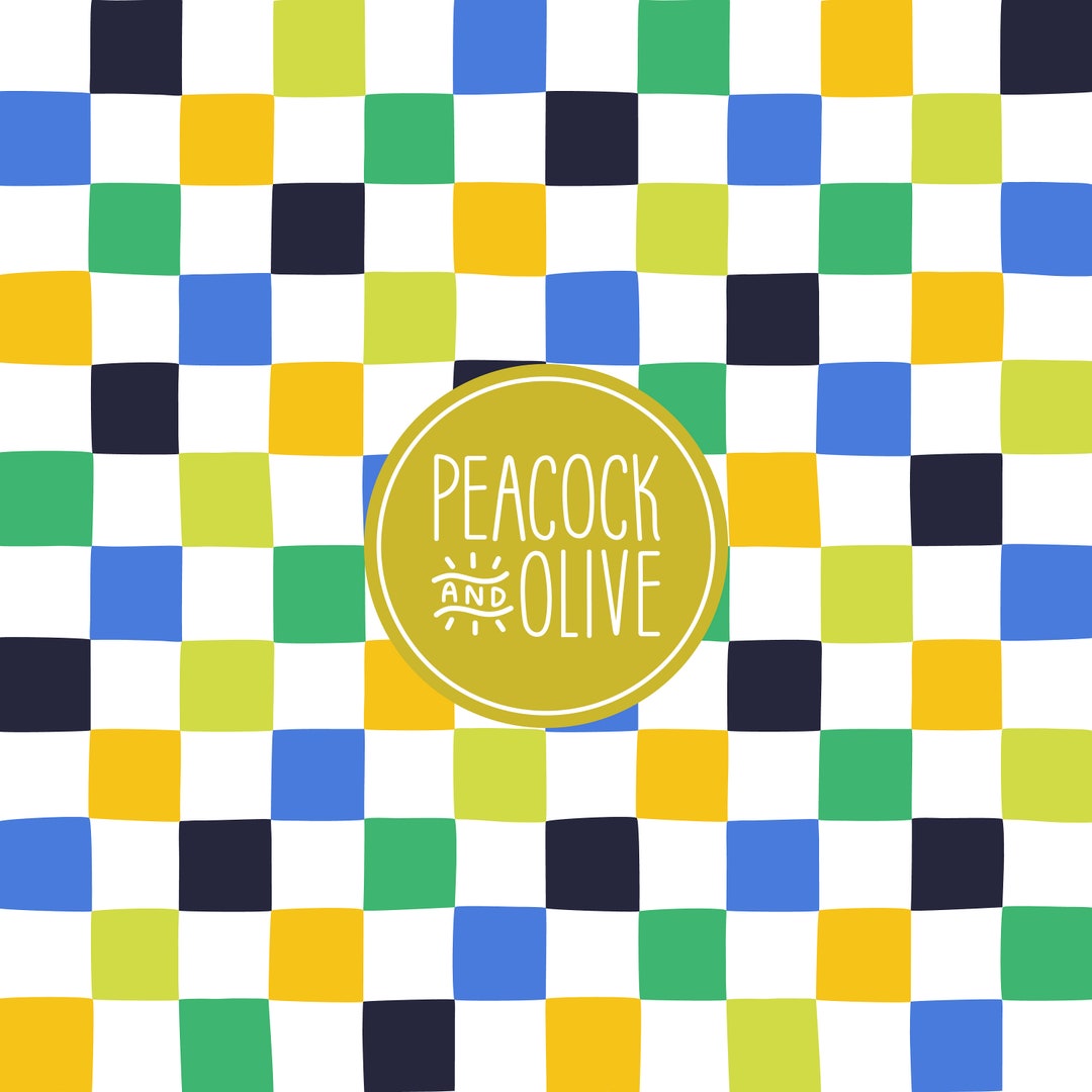 Seamless Pattern Boys Checkerboard | Digital Download File for Fabric ...