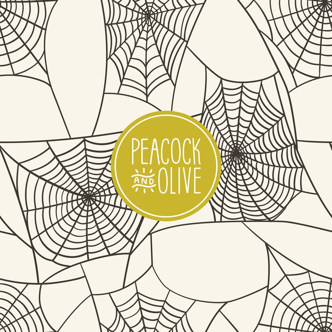 Seamless Pattern Halloween | Cute Spiderweb Cobweb Pattern for Kids ...