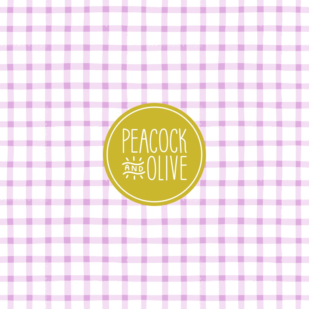 Purple Gingham Digital File for Fabric Printing | Kids Summer Plaid ...