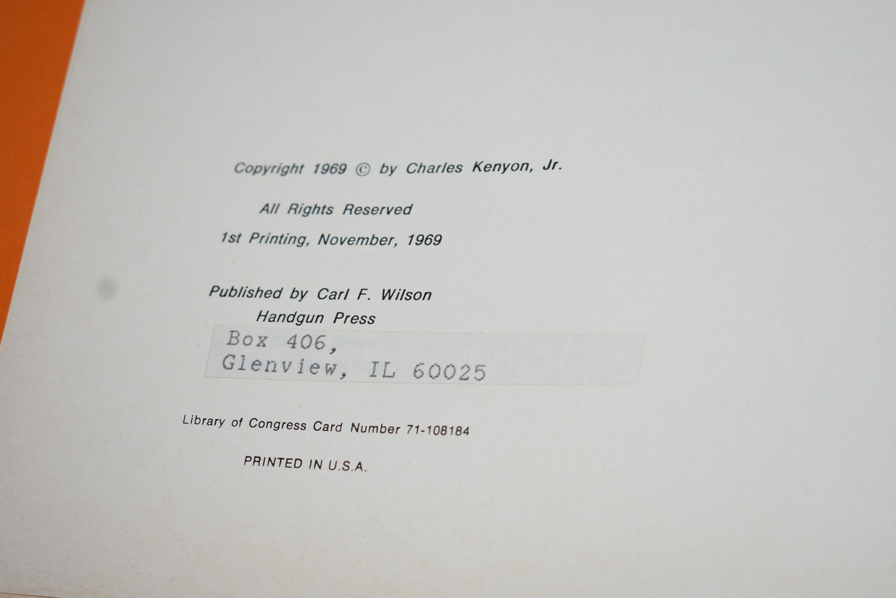 2 Vintage 1969 Luger's at Random Book Charles Kenyon and Luger Pistol ...