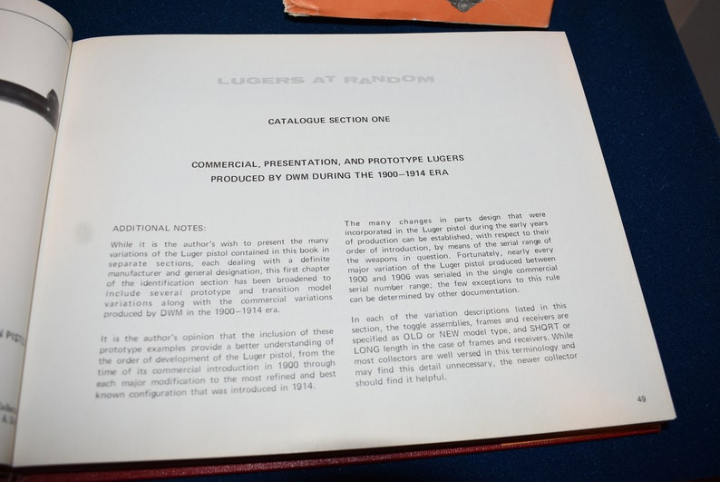 2 Vintage 1969 Luger's at Random Book Charles Kenyon and Luger Pistol ...