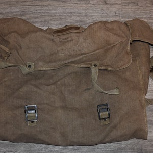 Vintage WWII 1950s French Haversack Backpack Tropical Indo China Bag - Etsy