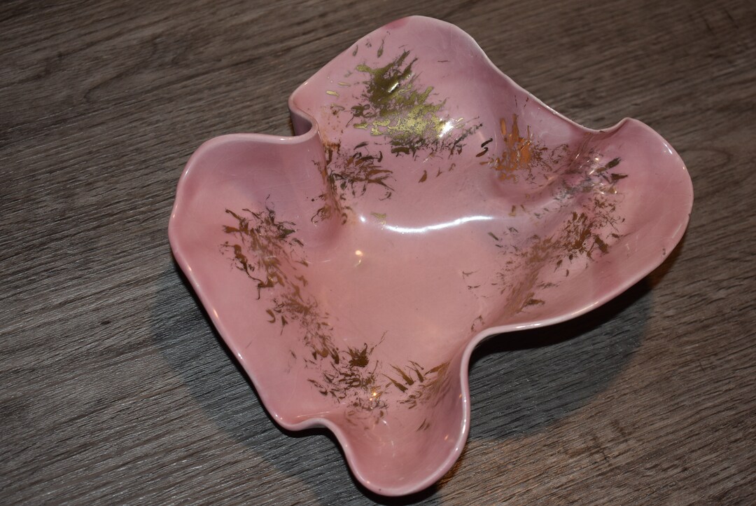 Vintage 8 1950s Pink Amoeba Atomic Ash Tray Candy Dish - Etsy
