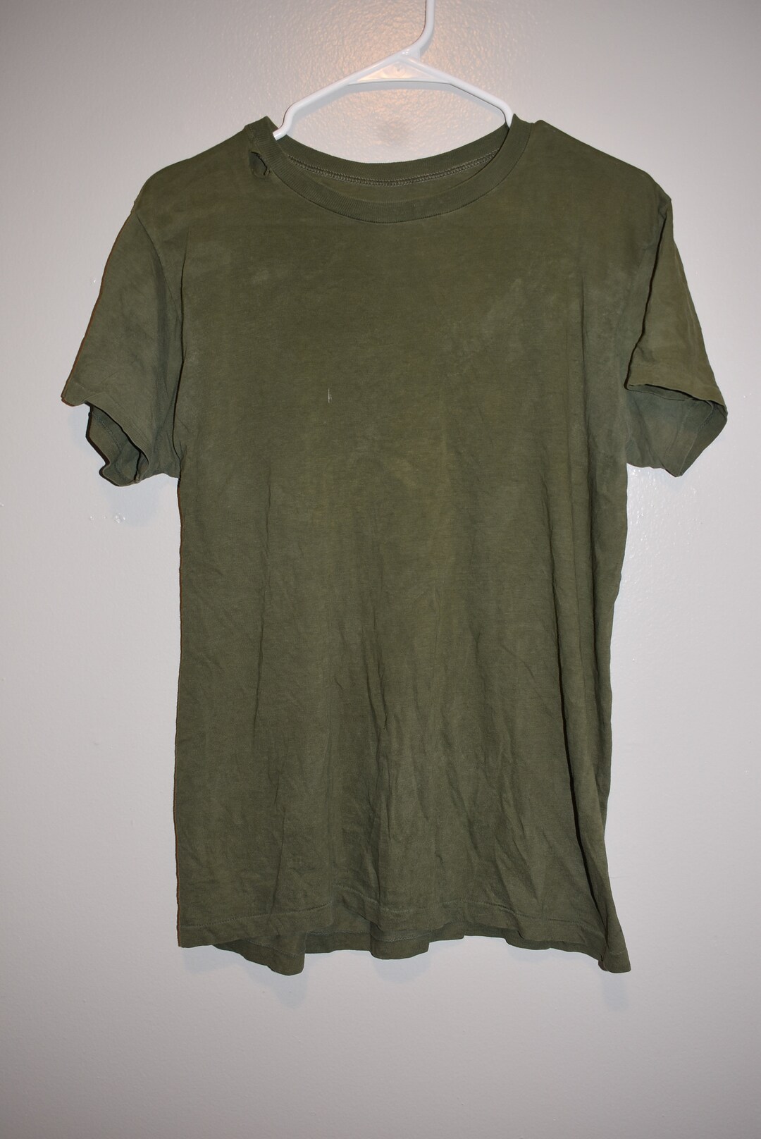 Vintage 1960s Vietnam Issue GI Combat OD Green T Shirt Medium - Etsy