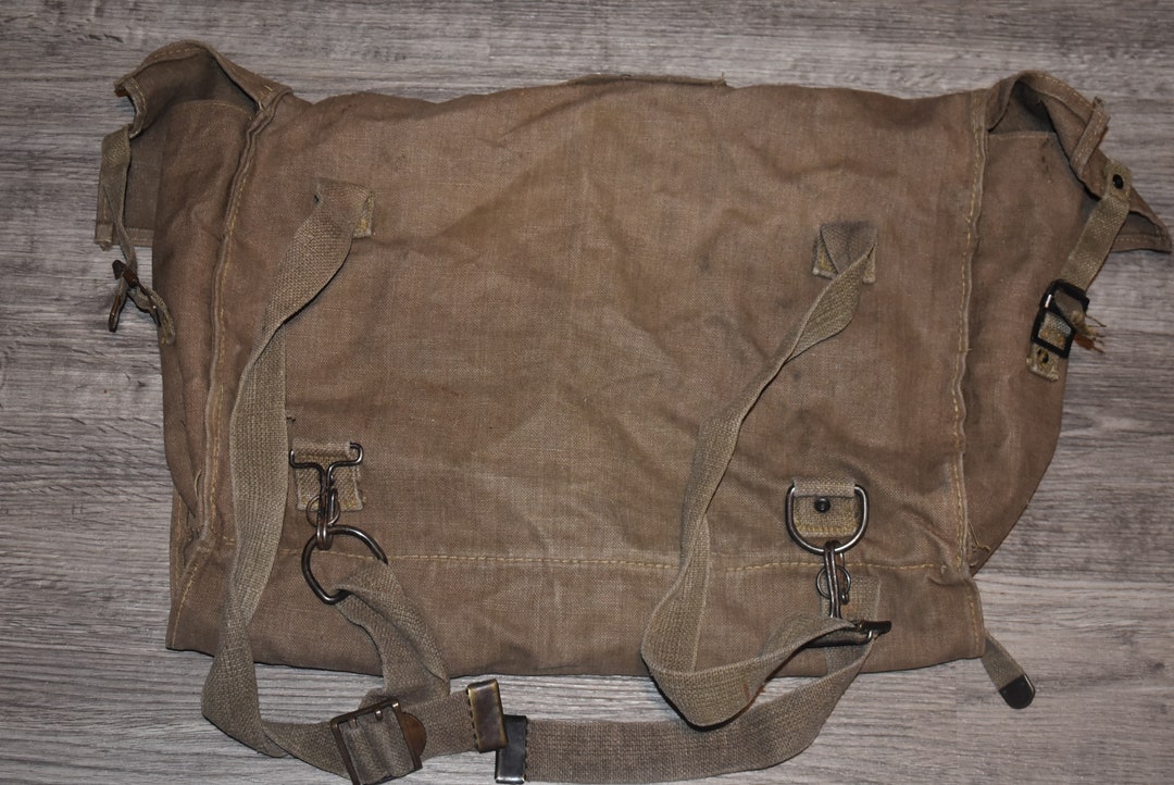 Vintage WWII 1950s French Haversack Backpack Tropical Indo China Bag - Etsy