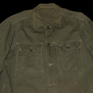 WWII HBT Combat Jacket Army Herringbone Twill US Military 13 Star ...