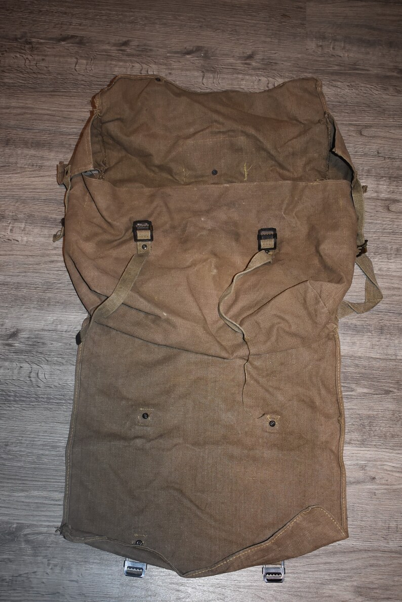 Vintage WWII 1950s French Haversack Backpack Tropical Indo China Bag - Etsy