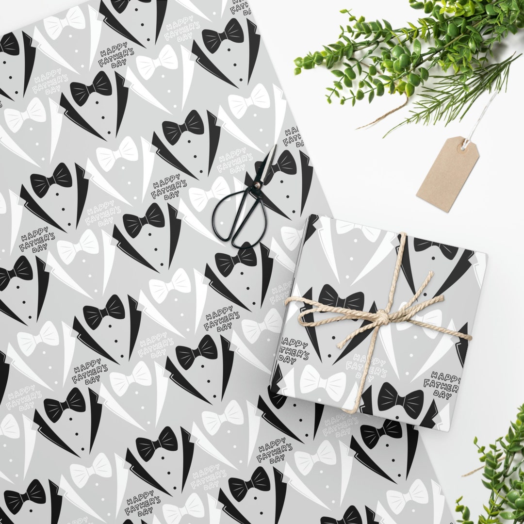 Wrapping Paper Suits Happy Father's Day - Etsy