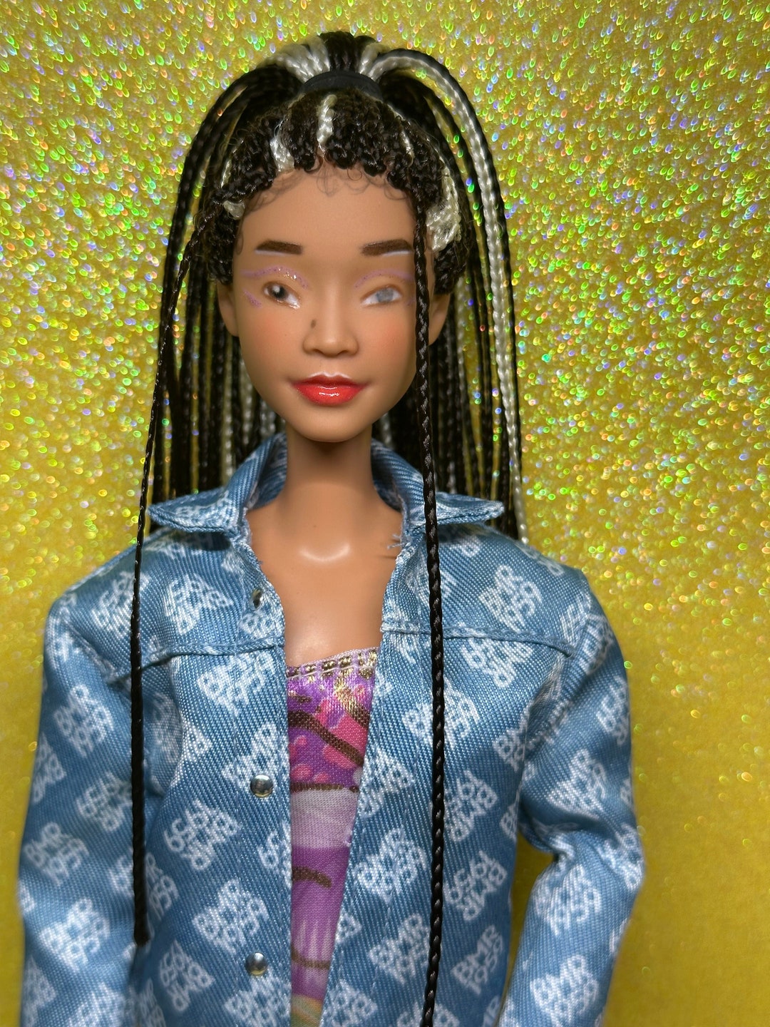 Tabitha Barbie OOAK Face up Reroot - Etsy