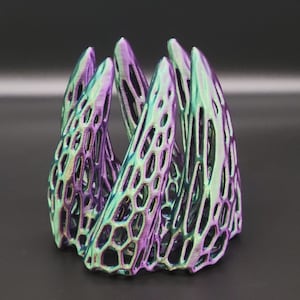 Fire Coral Spire Aquarium Decoration Shrimp Hide Fish Shelter Fish Tank ...