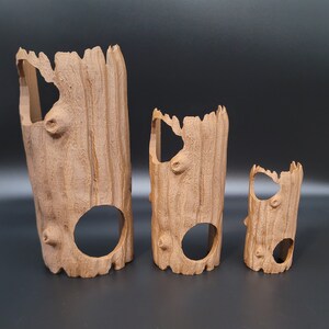 Hollow Log Fish Tank Decoration Fish House Reptile Hide Terrarium Decor ...