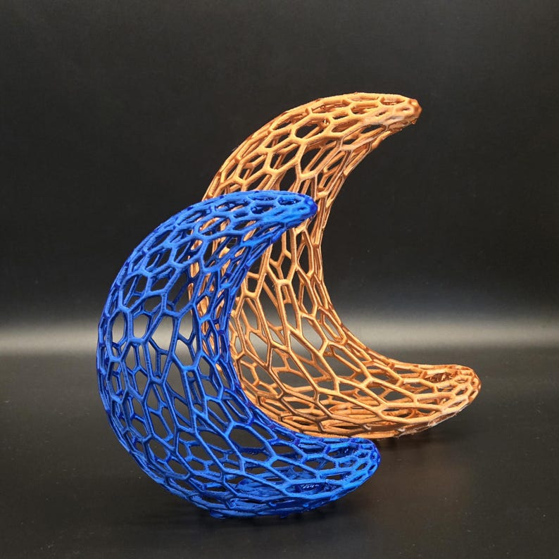 Crescent Moon Aquarium Decoration Shrimp Hide Fish Hide - Etsy