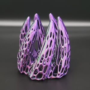 Fire Coral Spire Aquarium Decoration Shrimp Hide Fish Shelter Fish Tank ...