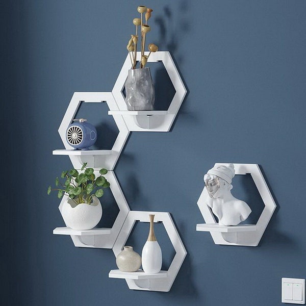 Geometric Shelf - Etsy