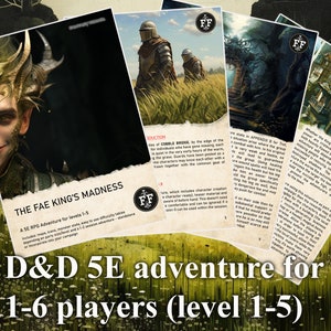 The Fae King's Madness a Flexible and Atmospheric One-shot 5E RPG ...