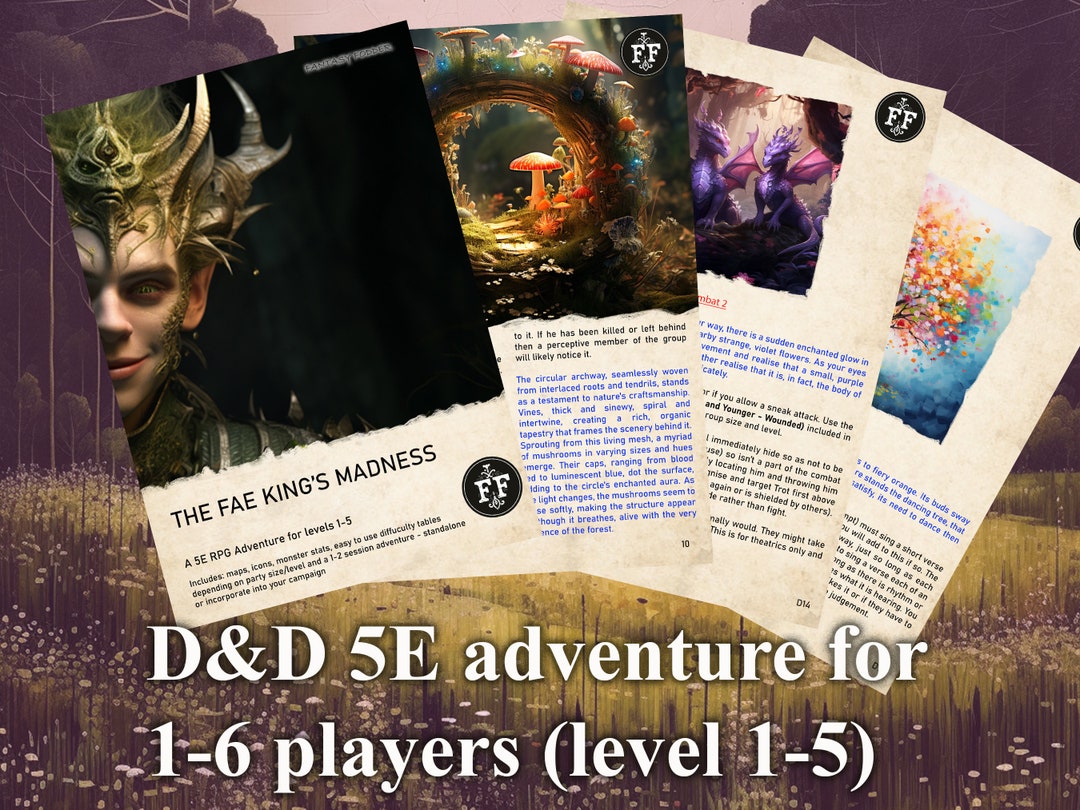 The Fae King's Madness - a Flexible and Atmospheric One-shot 5E RPG ...
