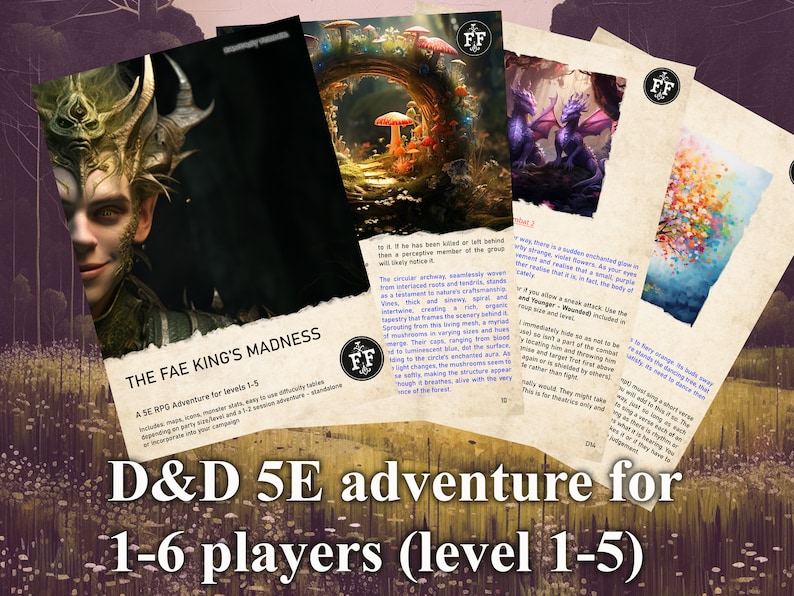 The Fae King's Madness - a Flexible and Atmospheric One-shot 5E RPG ...