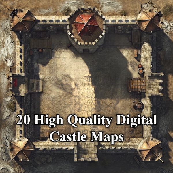 Dnd Castle Map - Etsy