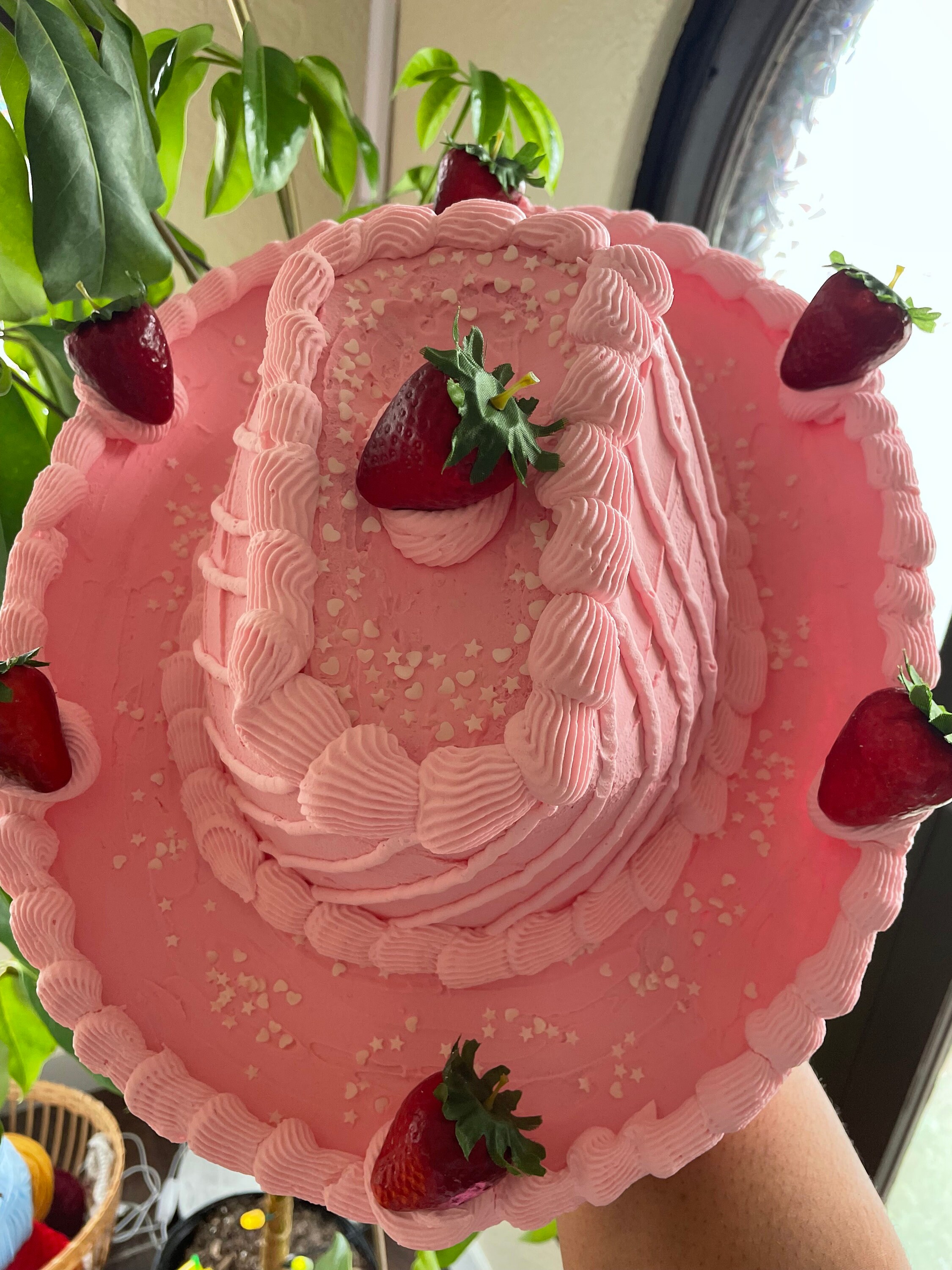 Swirlberry Custom Fake Cake Hat Wearable Art Cowgirl Hat Cowboy Hat ...