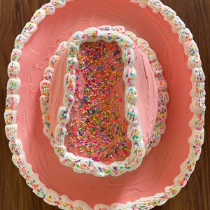 Rainbow Ryder Custom Fake Cake Hat Wearable Art Cowgirl Hat Cowboy Hat ...