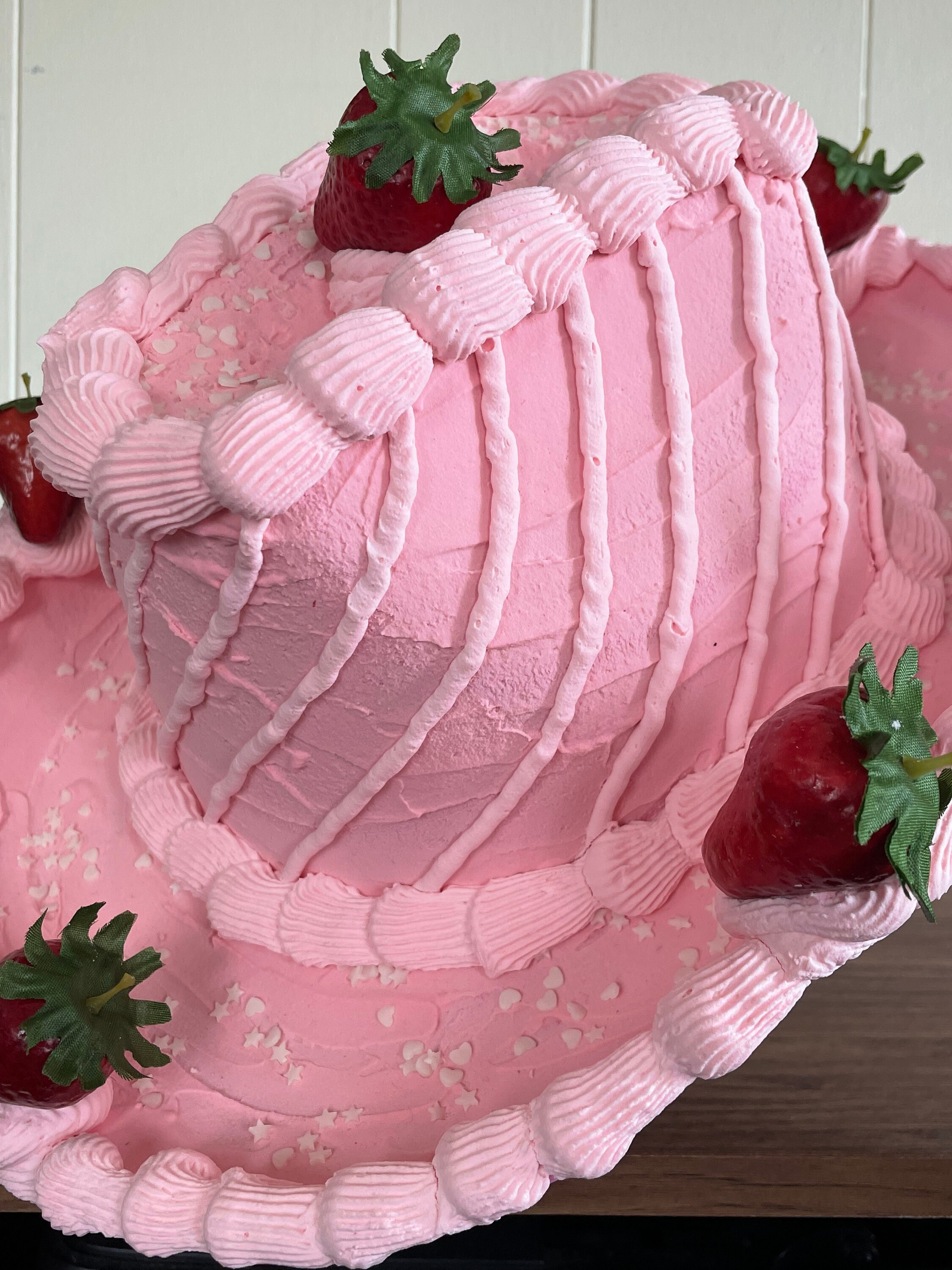 Swirlberry Custom Fake Cake Hat Wearable Art Cowgirl Hat Cowboy Hat ...