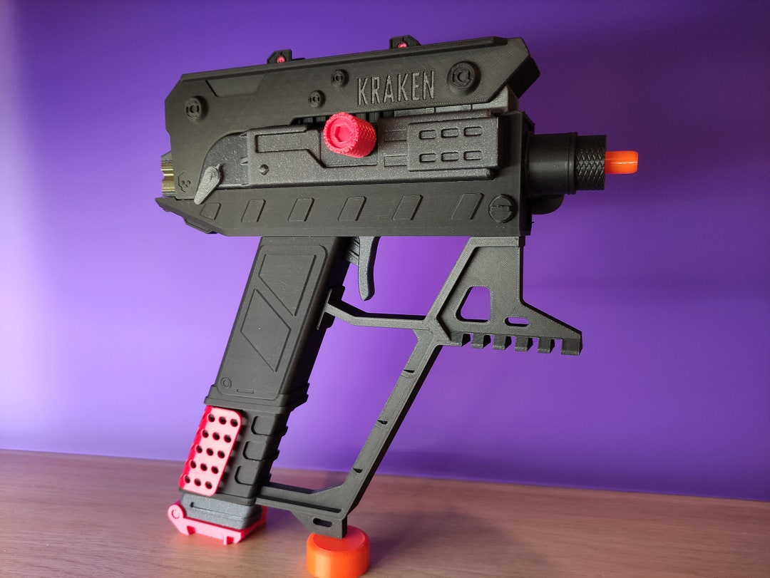 Kraken Machine Pistol by Crimson Fleet 3D Multicolour Printed - Etsy