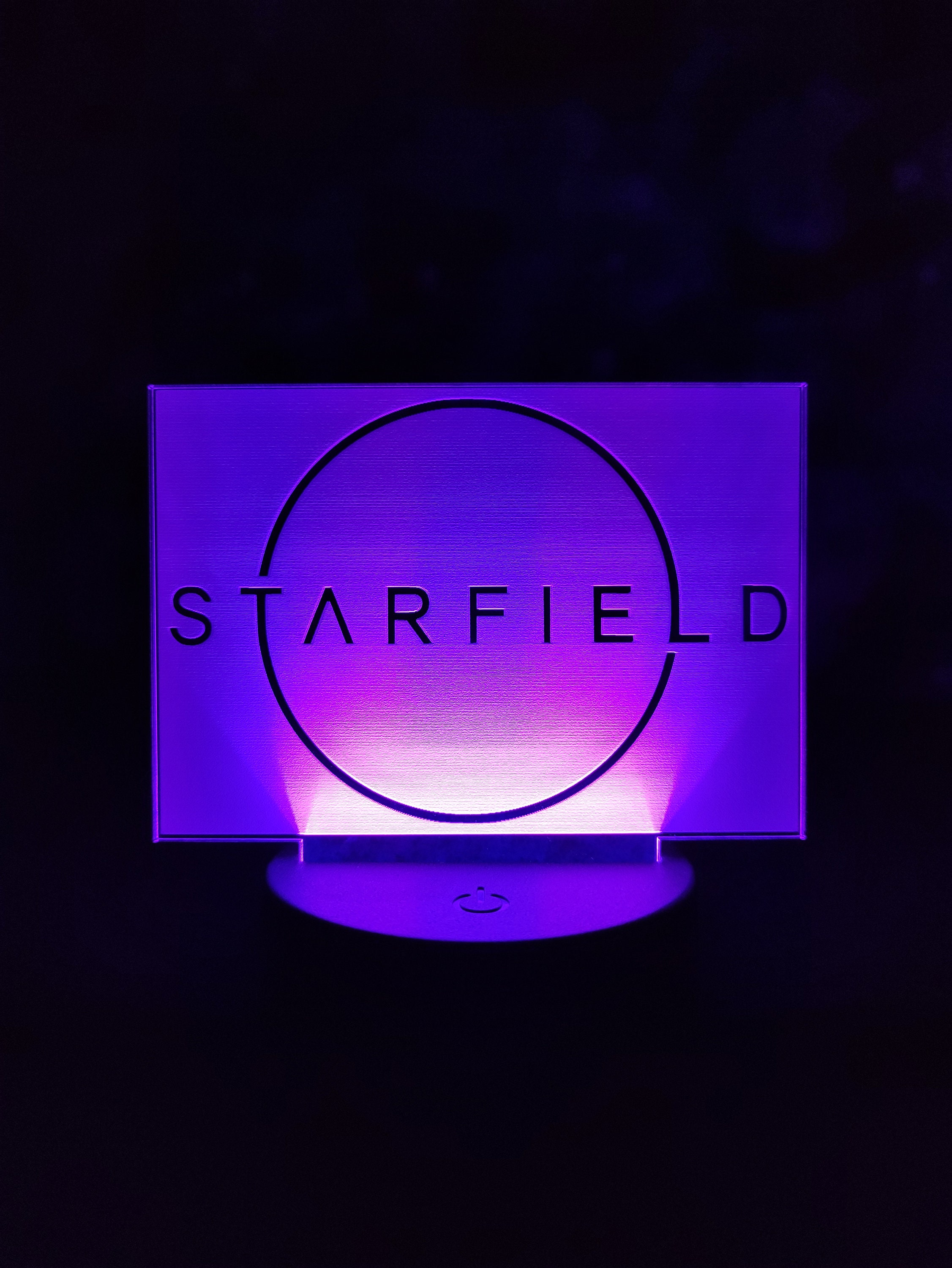 Starfield Logo Desk LED Light Streaming Gaming Room Light - Etsy