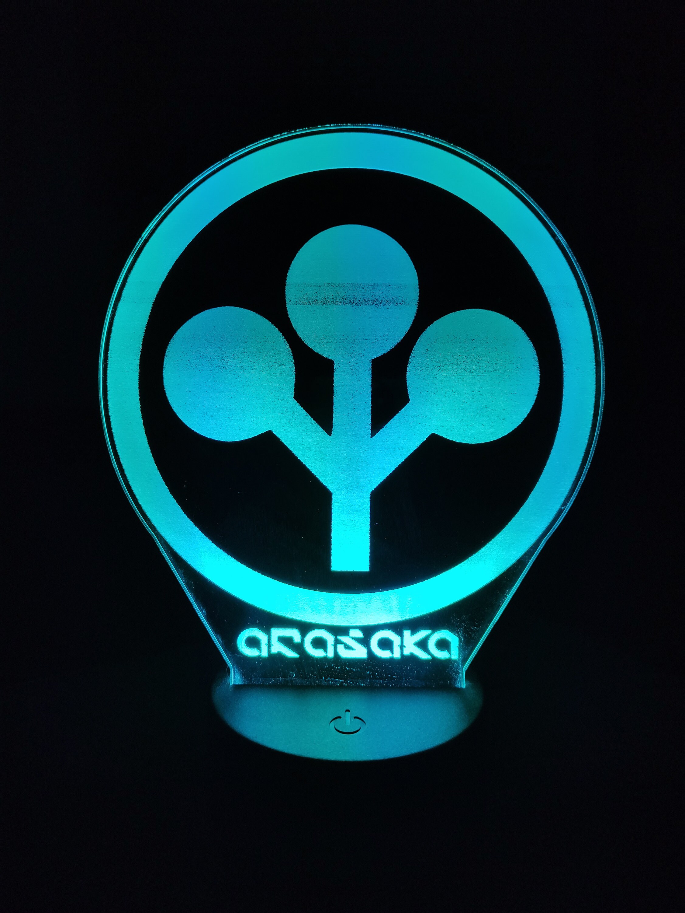 Cyberpunk 2077 Arasaka Desk LED Light Gaming Room Light - Etsy Australia