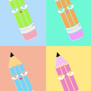 Classroom Supplies Gurlies Pop Art Bundle - Etsy