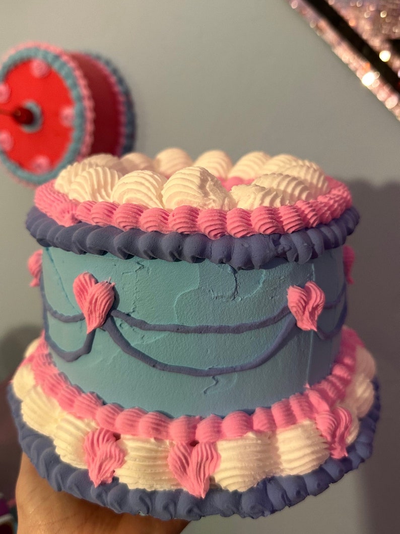 Hearts Fake Cake - Etsy