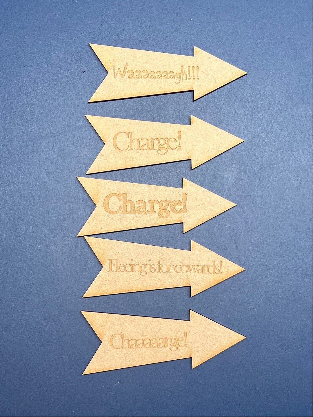 Charge Markers - Lasercut - 3 Mm MDF - for Wargaming and Tabletop ...