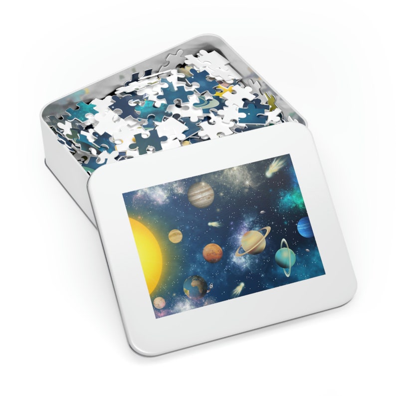 Outer Space Puzzle | 500 Piece Solar System Jigsaw Puzzle - Etsy