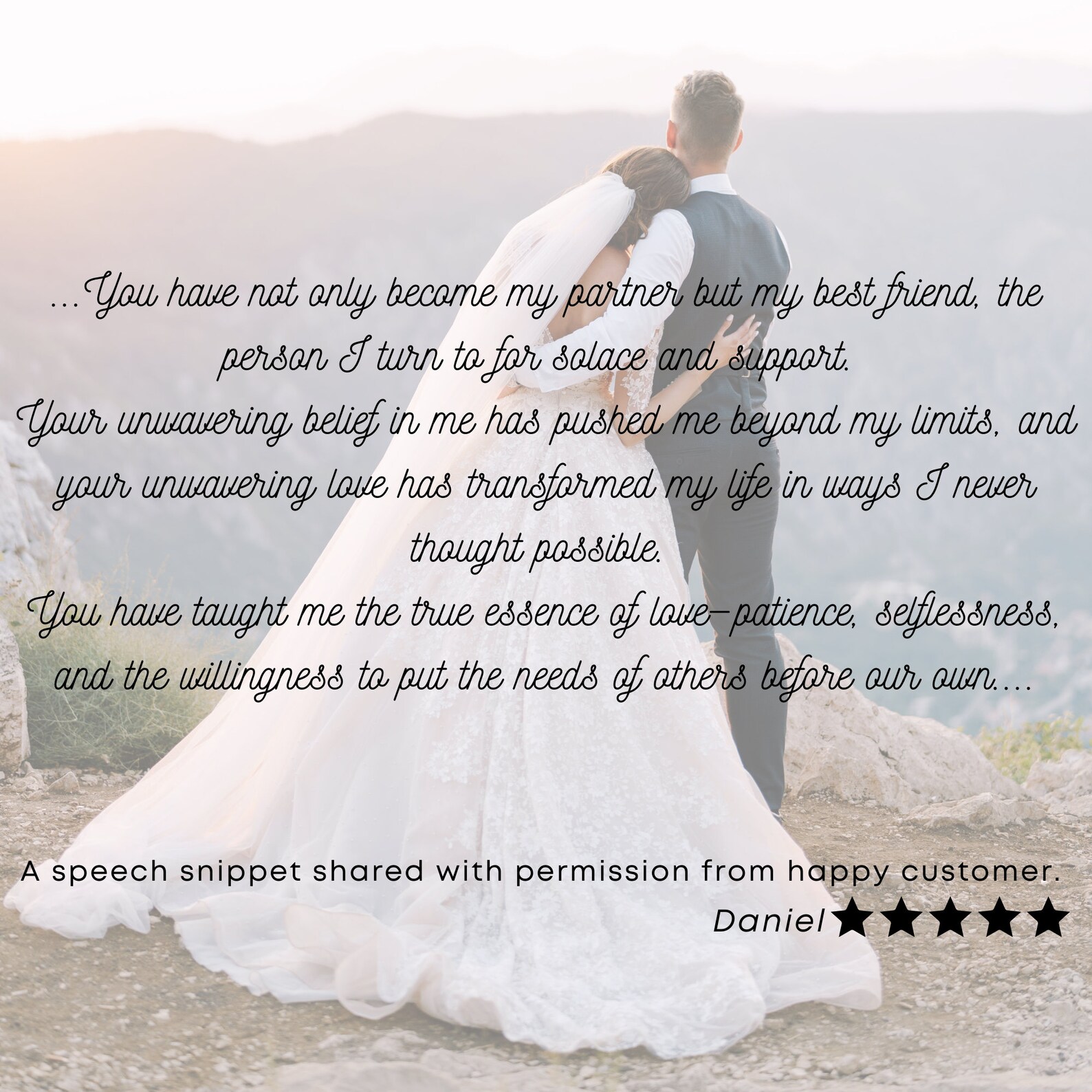 Custom Wedding Speech, Wedding Toast, Speech Writer, Wedding Speech ...